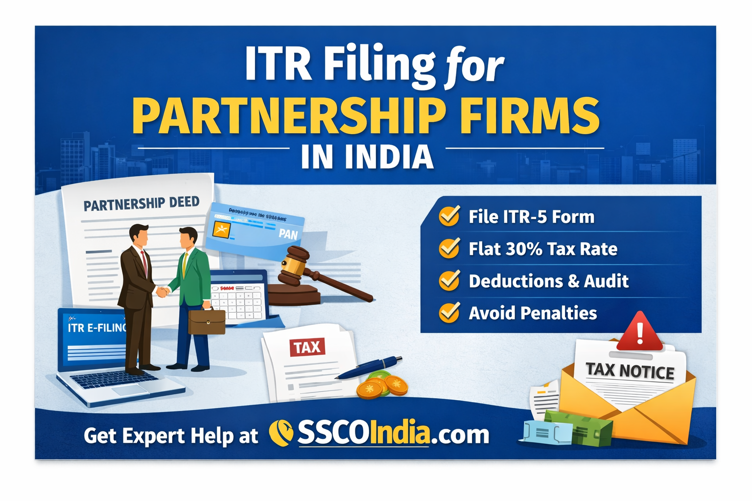 ITR Filing for Partnership Firms in India: Complete Guide AY 2026-27